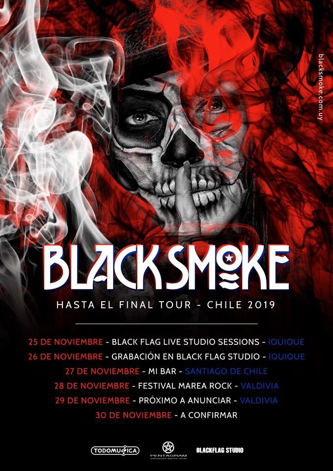 BLACK SMOKE anuncia gira por Chile » Metal Addiction Webzine