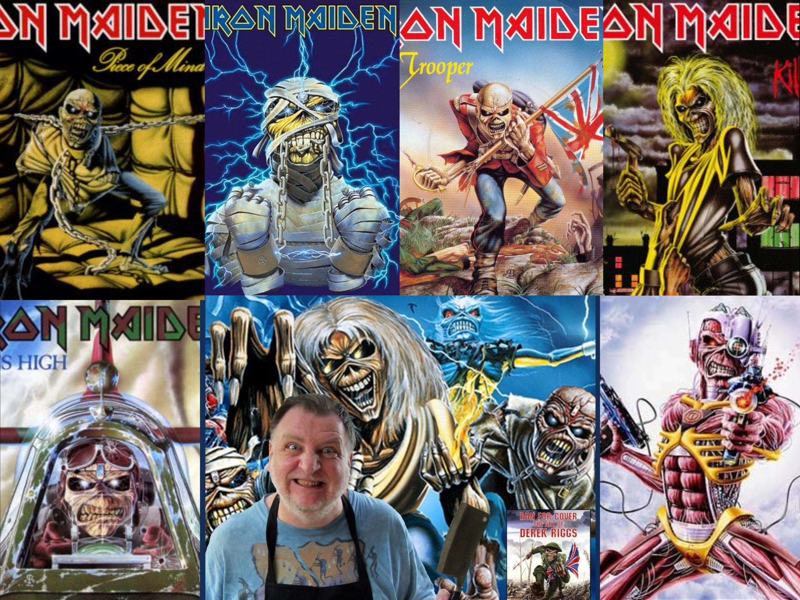 ILUSTRADORES DEL METAL: Derek Riggs » Metal Addiction Webzine