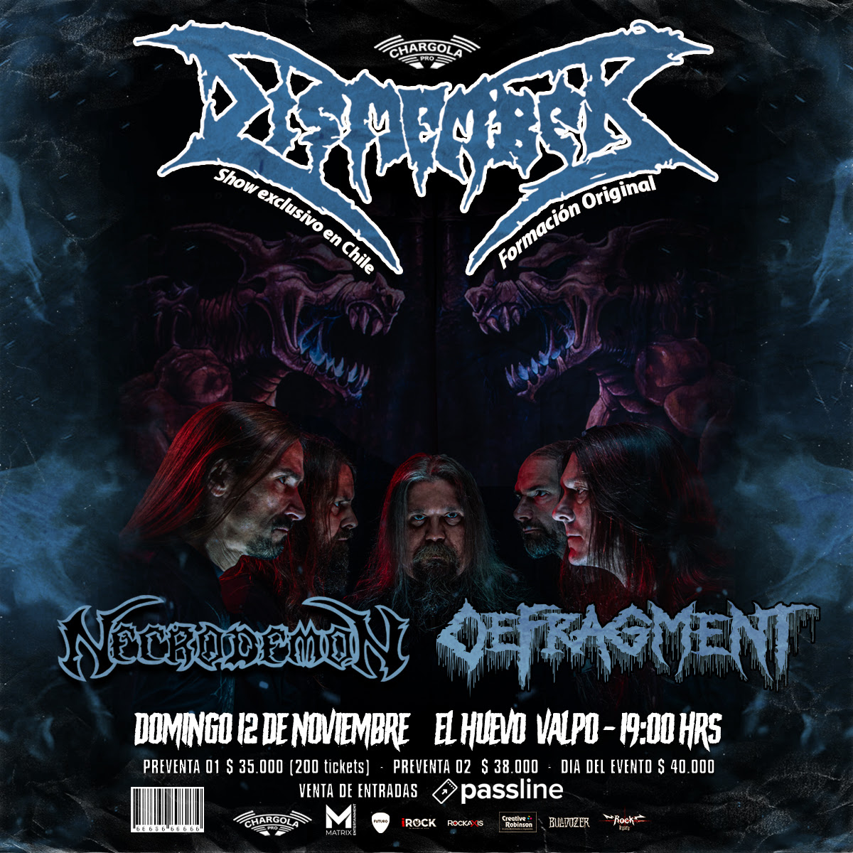Dismember vuelve a Chile con su formación original » Metal Addiction ...
